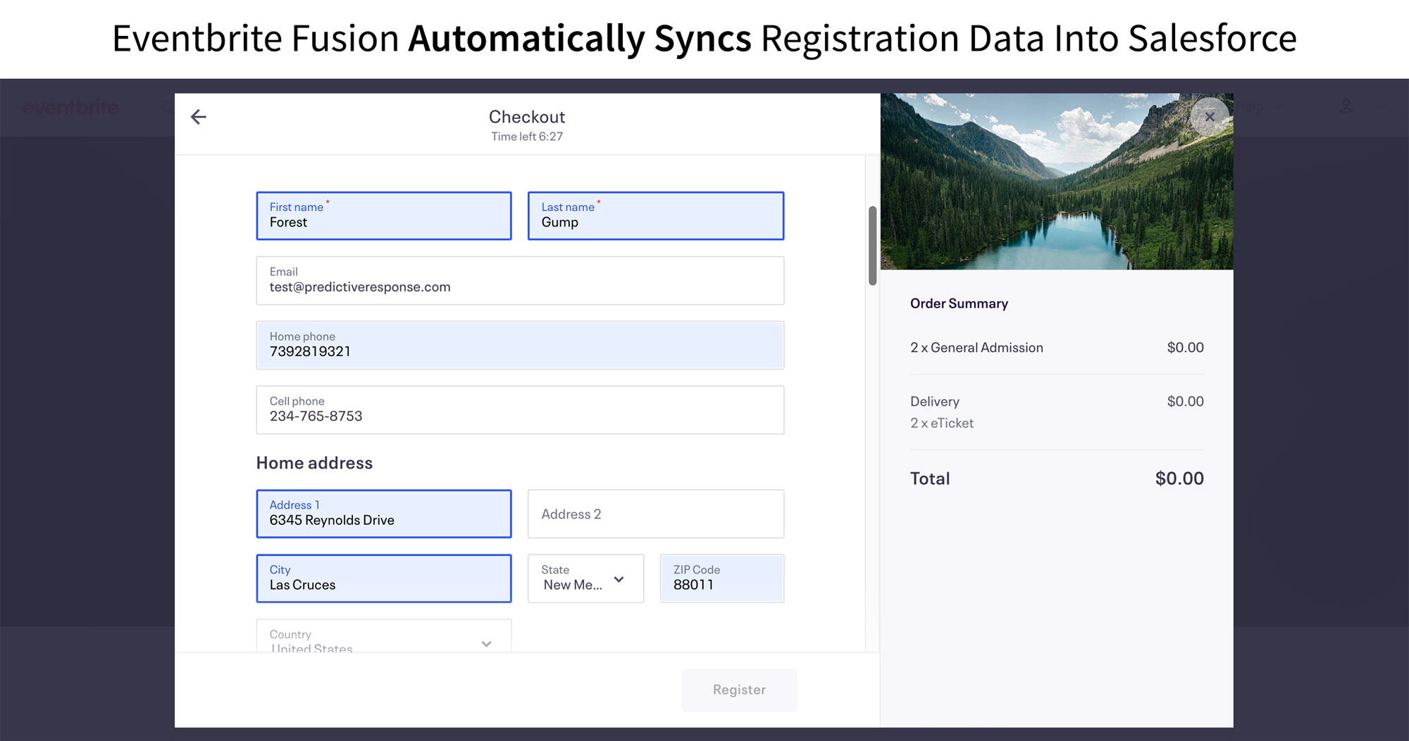 eventbrite fusion automatically syncs registration data into salesforce