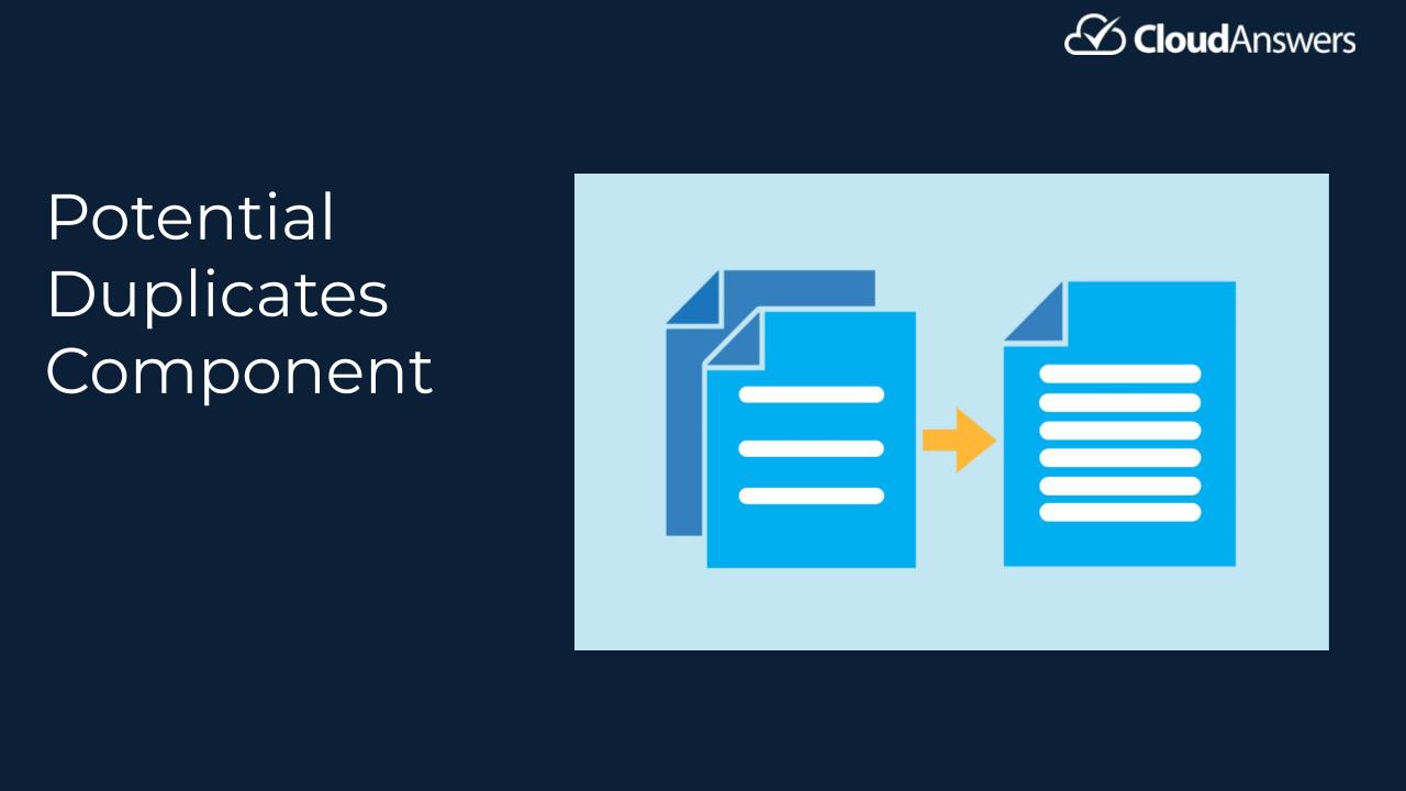 merge potential duplicates