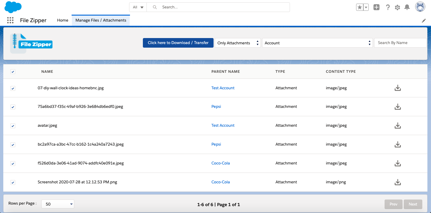 lightning view of app