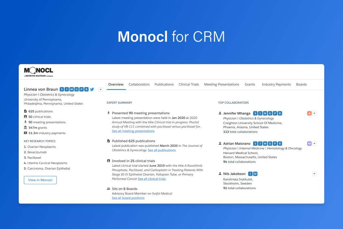 enrich your crm profiles with real time expert data when and where you ...
