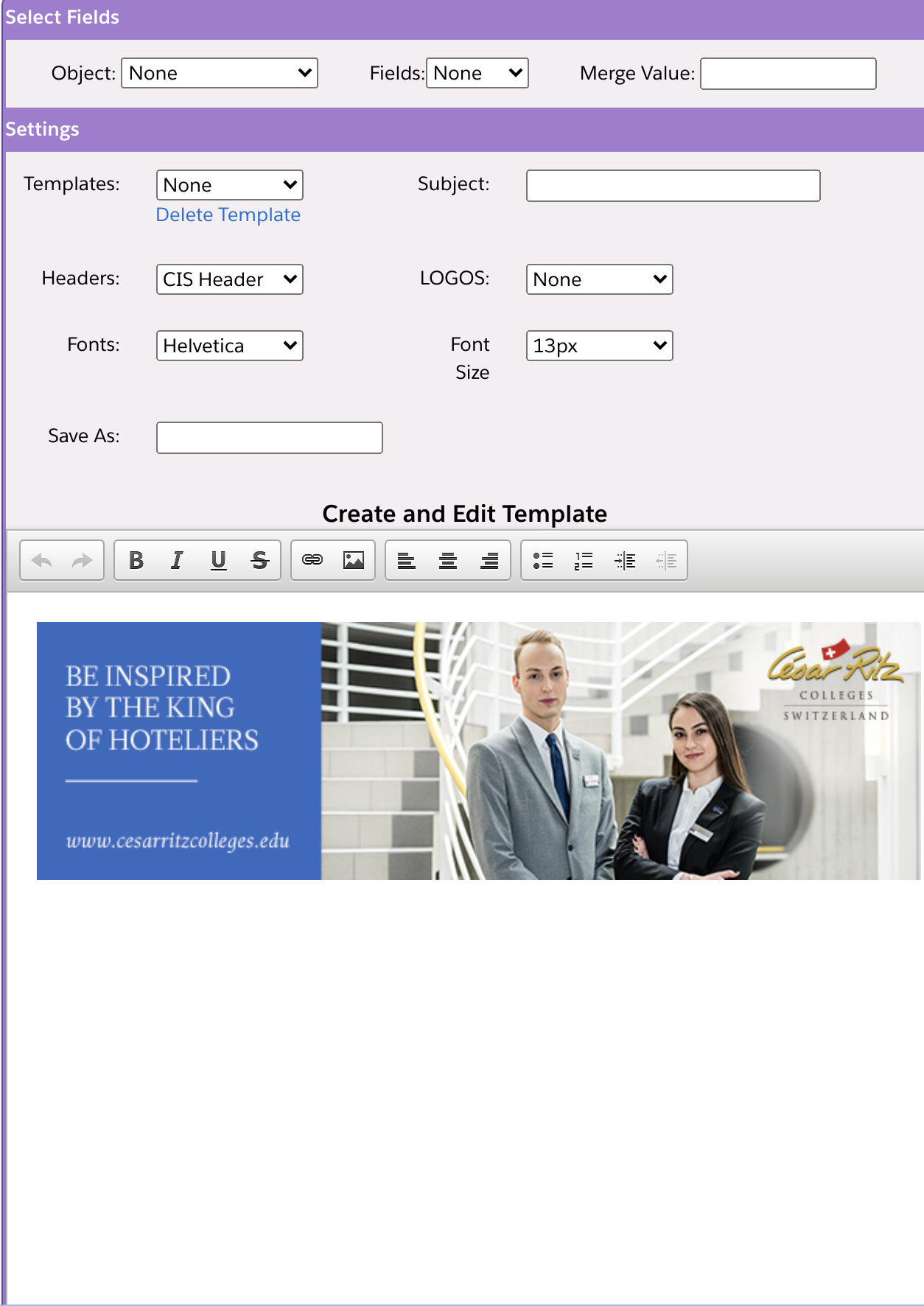 Custom Email Templates for Single and Mass Emails (Available on ...
