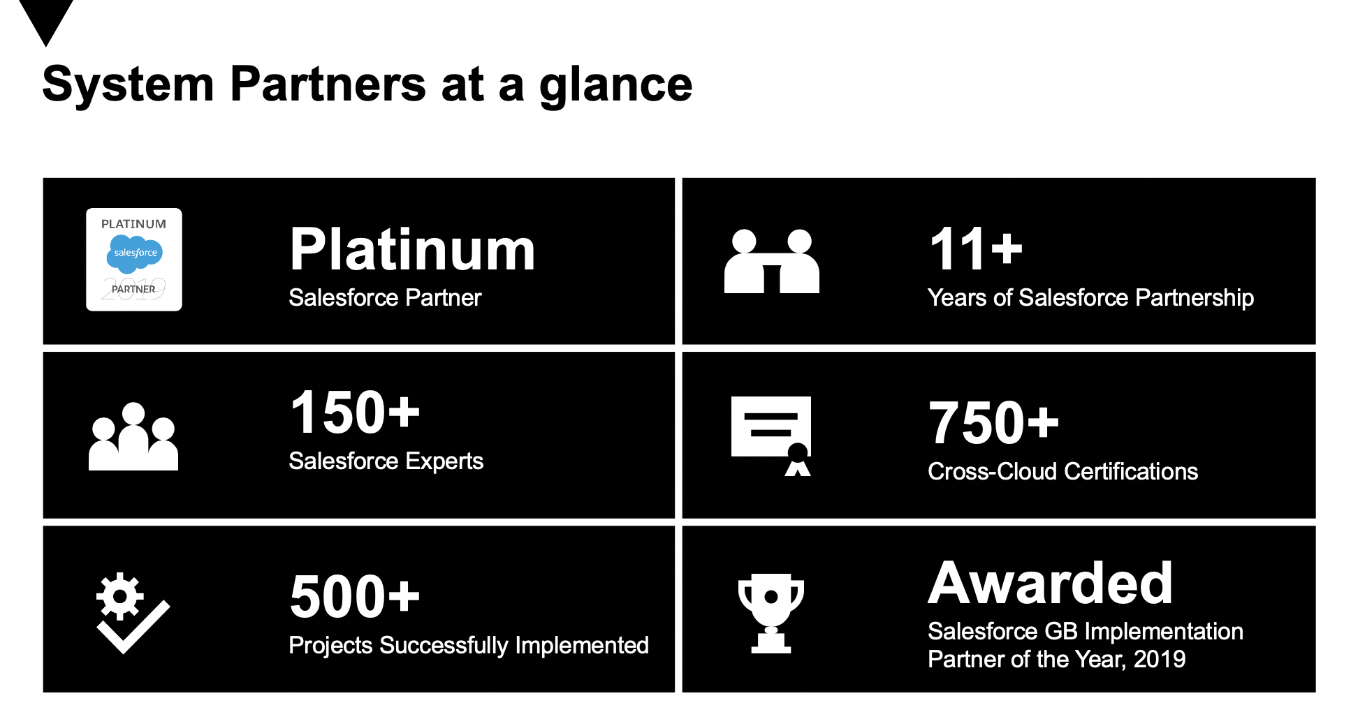 overview of system partners