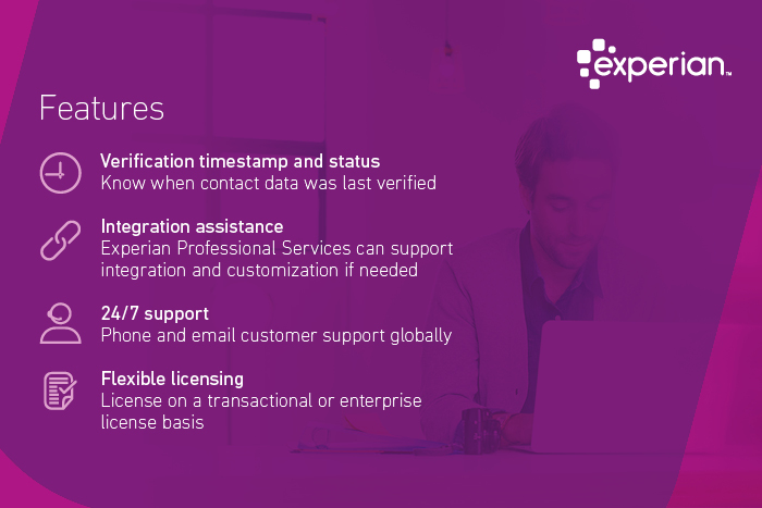 key features of experian s certified integration
