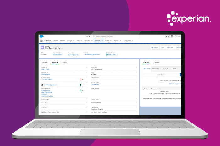 validate contacts accounts and leads