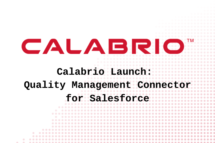 Calabrio Launch: Quality Management Connector for Salesforce