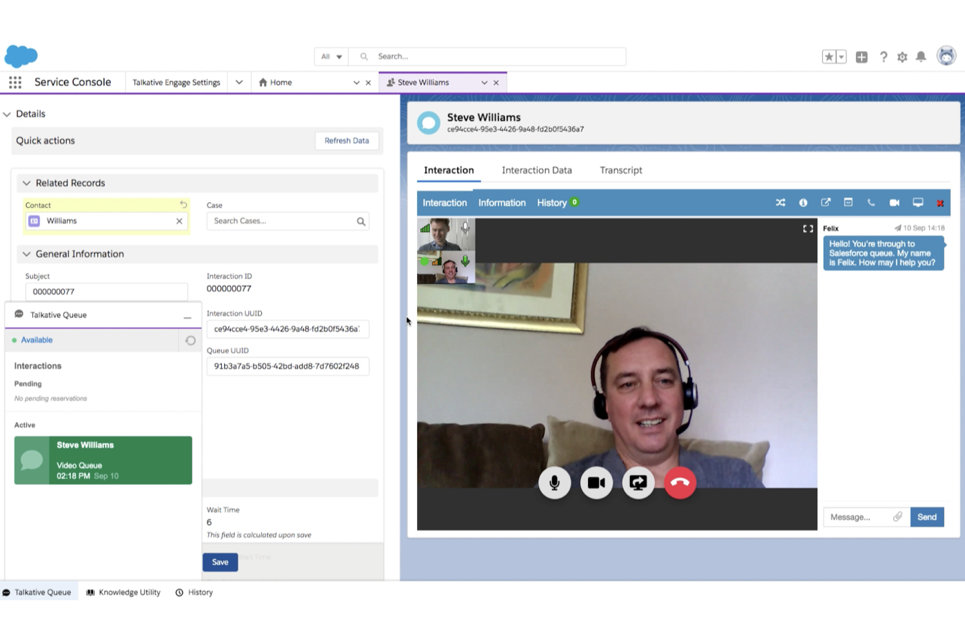 offer face to face assistance through your website with video chat and ...