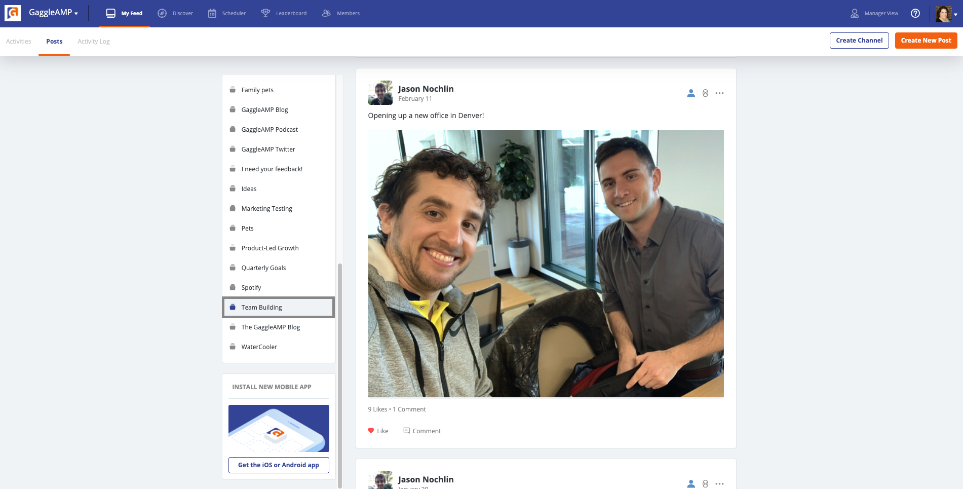 create user generated content communicate with fellow employees ...
