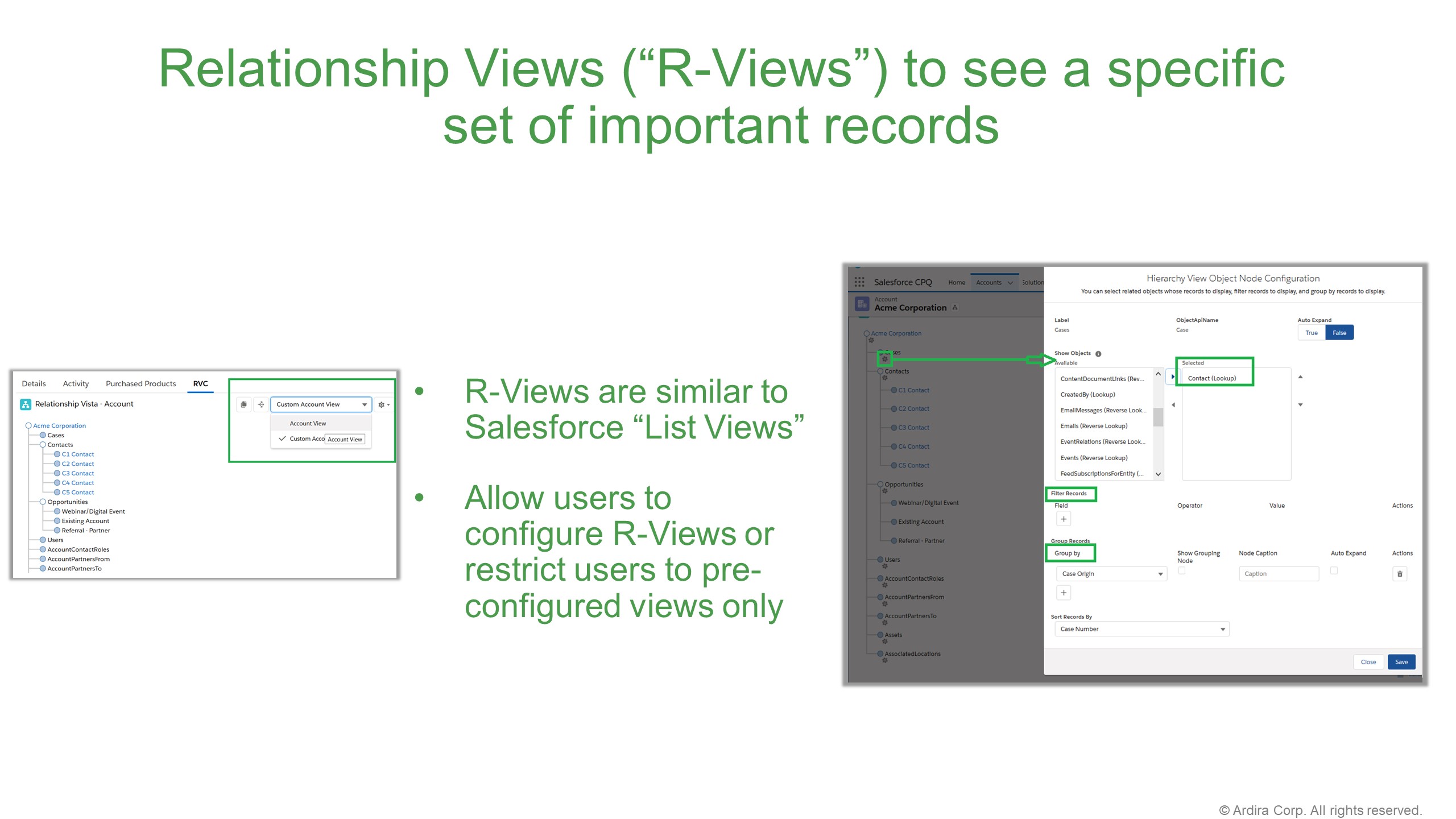 RelationshipVista: Dynamically visualize any related records hierarchy