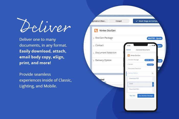 nintex docgen for salesforce no code document generation