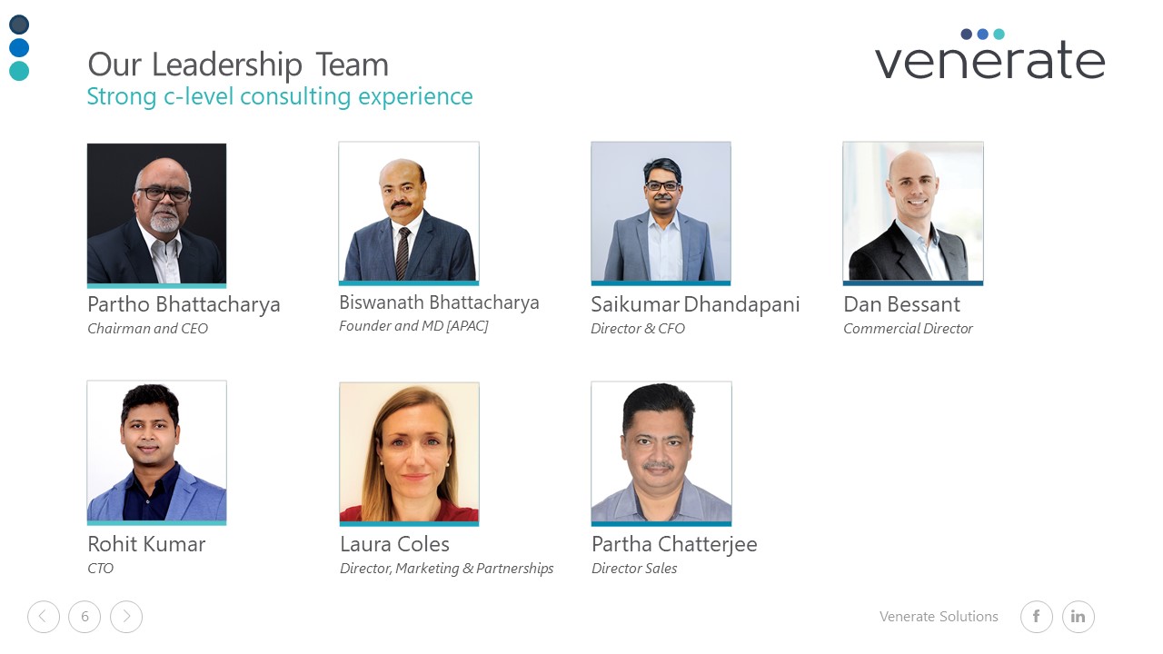venerate s leadership team
