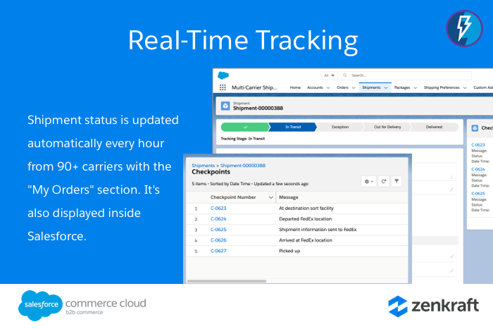 real time shipment tracking