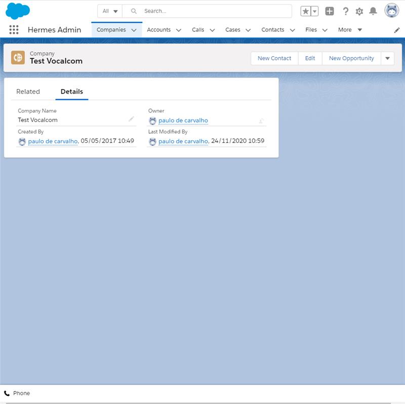 vocalcom hermes connector for salesforce