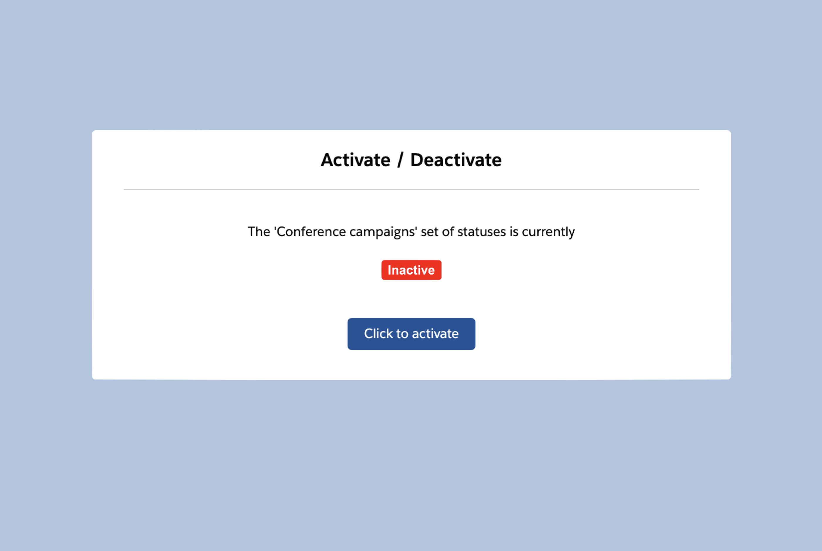 activate and you re done the next campaign to be created will have your ...