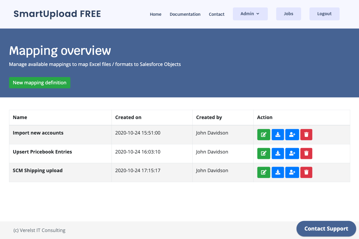 admin-overview-of-all-the-available-mappings