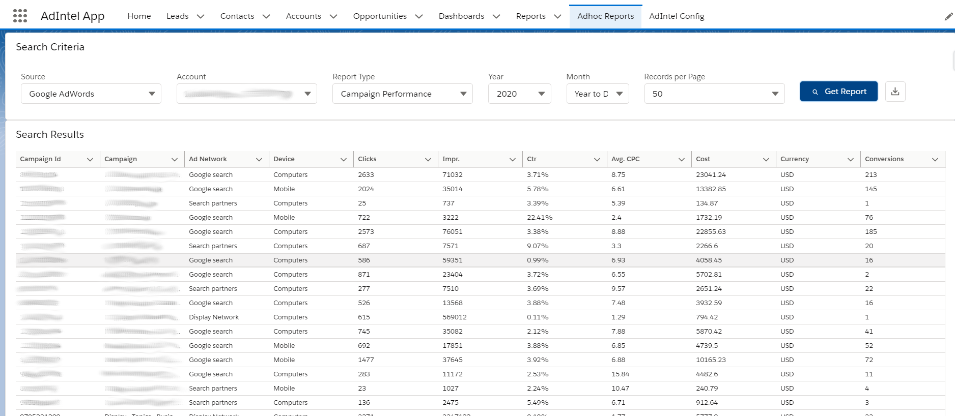 easily get the most important performance reports from google adwords ...