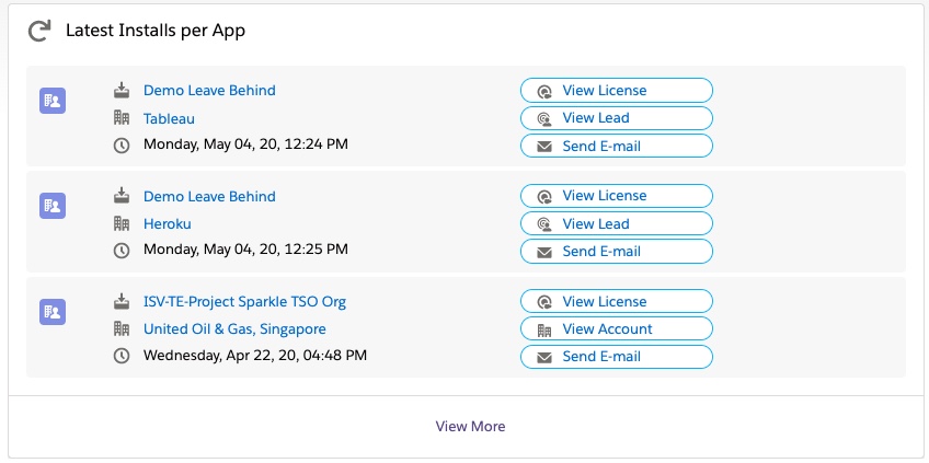 see the latest installations of your app s and take quick actions to ...