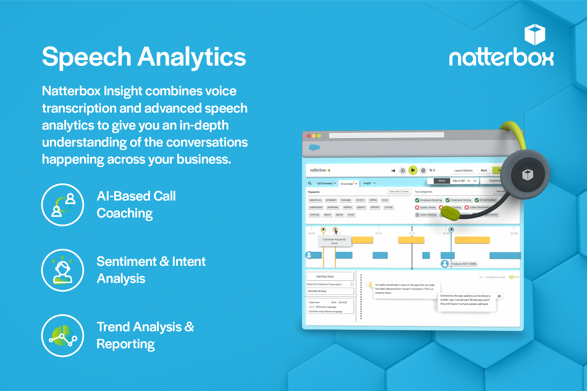 natterbox insight combines voice transcription sentiment analysis and ...