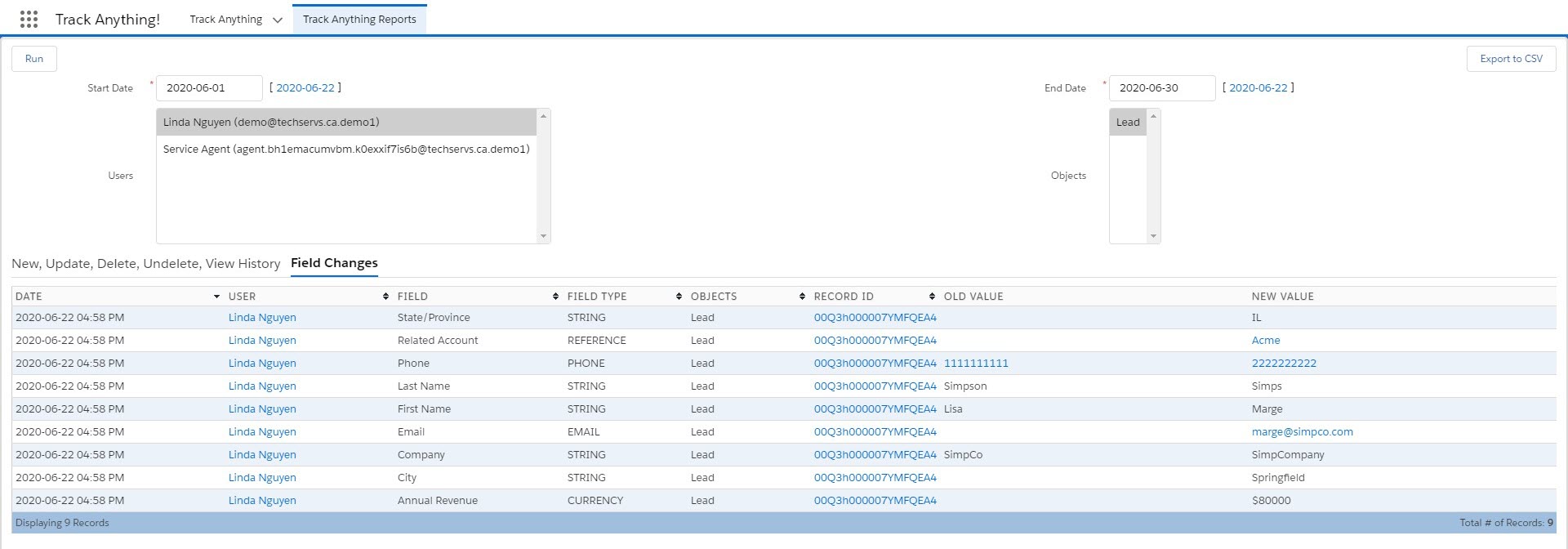 custom report module allows you to filter and export your data field ...