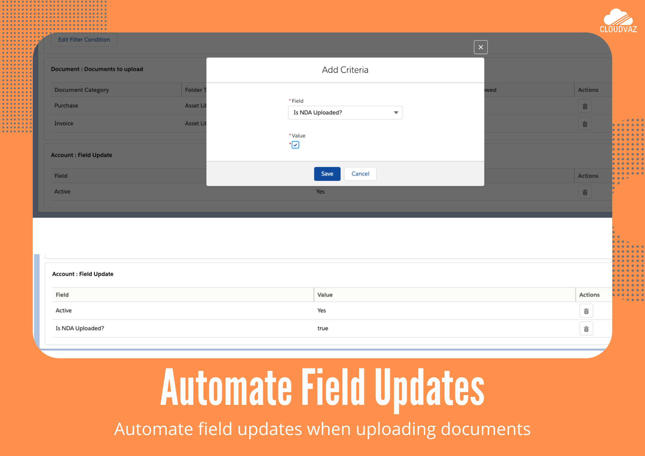 automate field updates