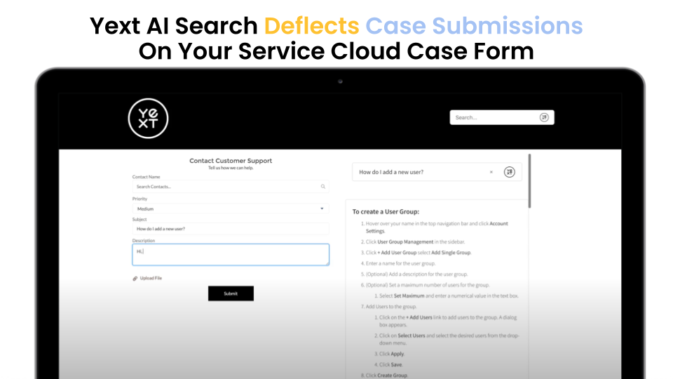 empower both customers and agents to find direct actionable answers to support questions