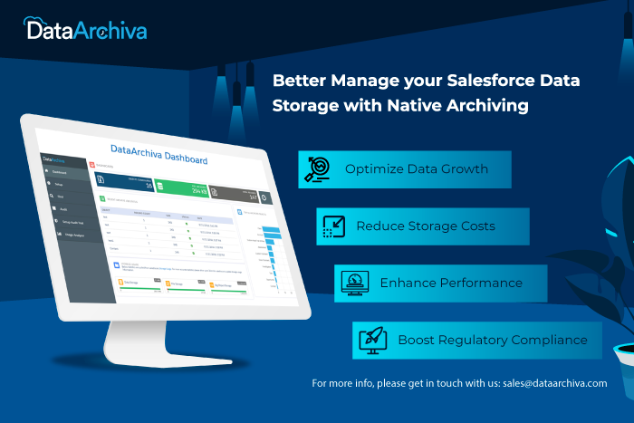 a salesforce native archiving solution to optimize data growth performance and compliance