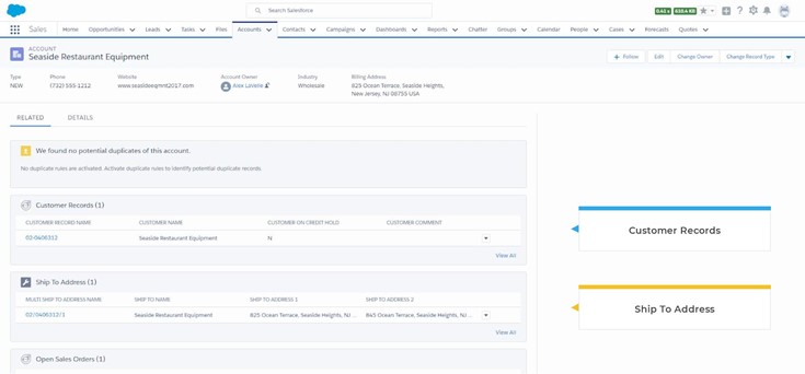customer record eci m1