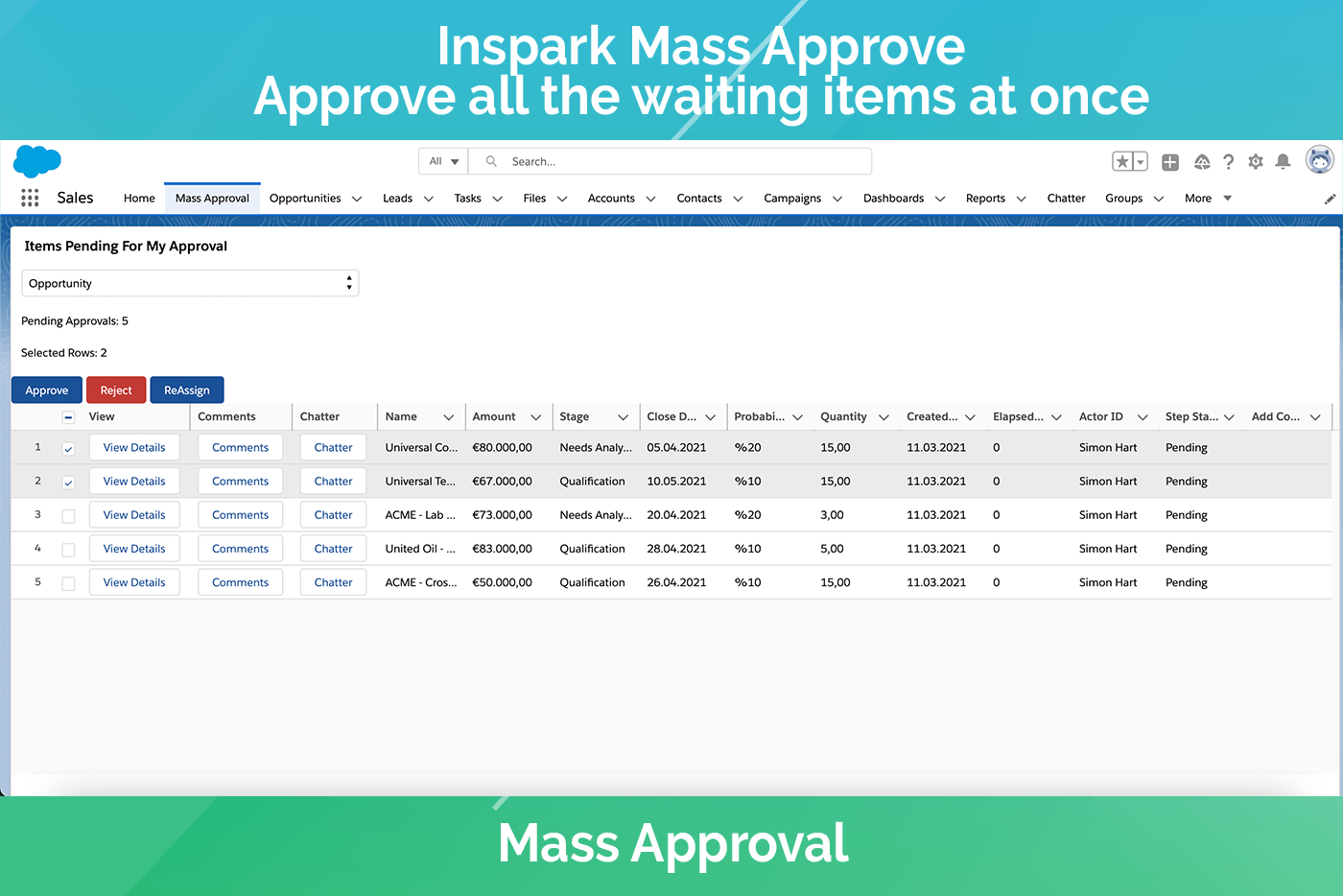 Lightning Mass Approval