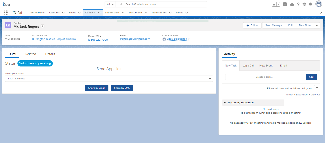 view the latest status regarding your customer s submission