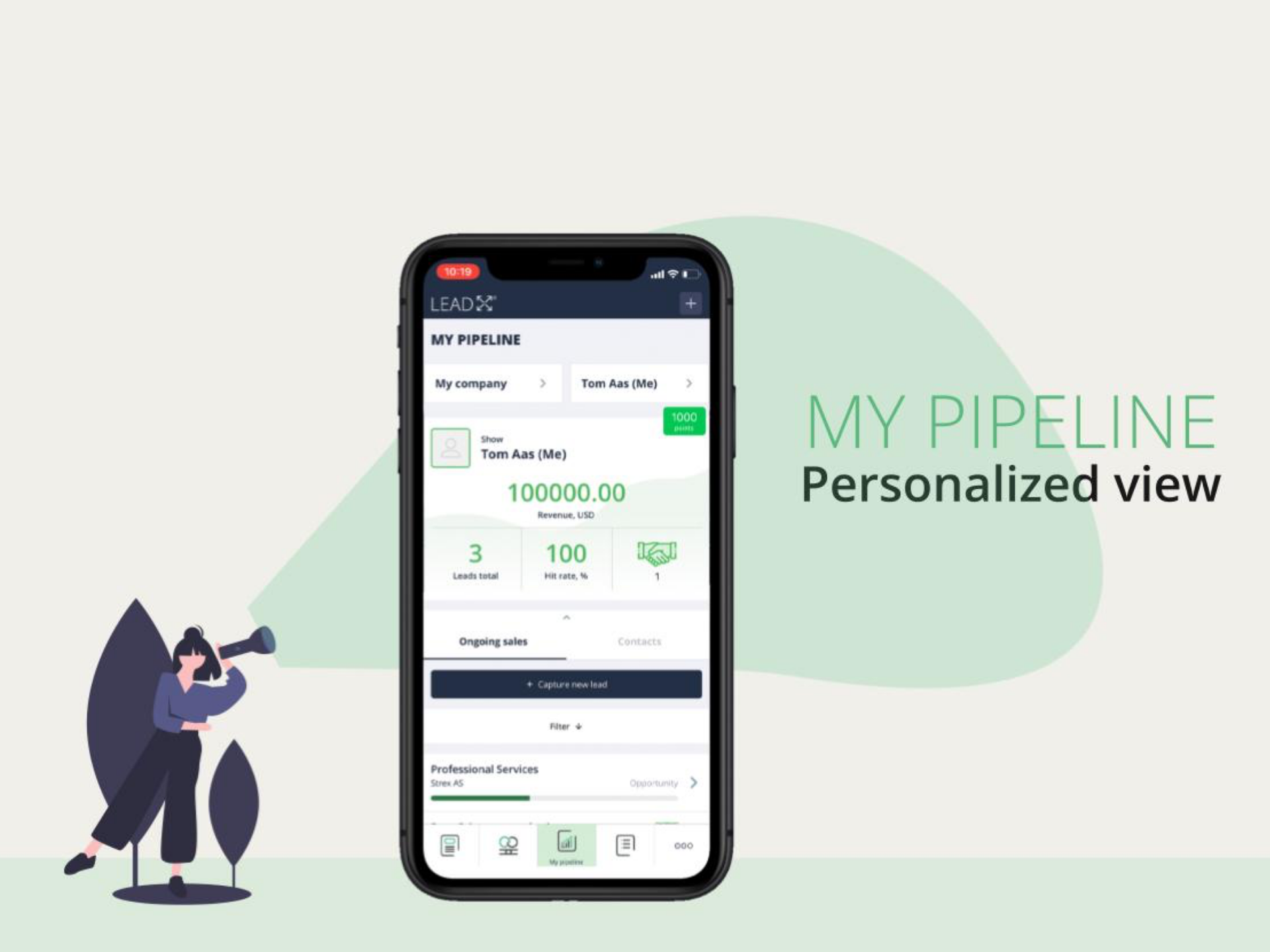 personal pipeline view