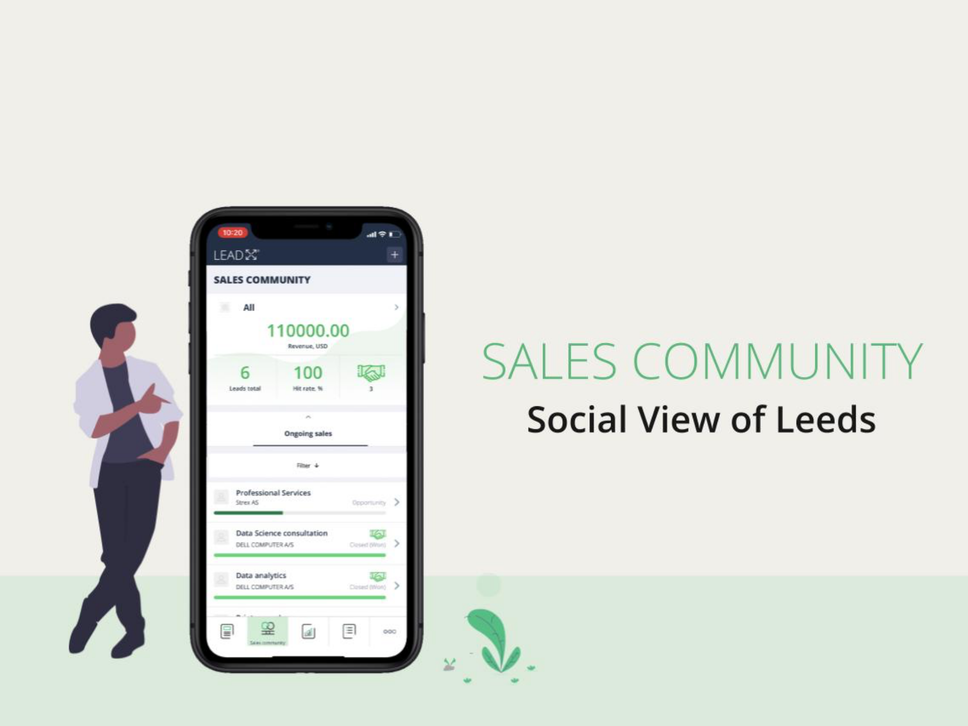 view leads from your sales community