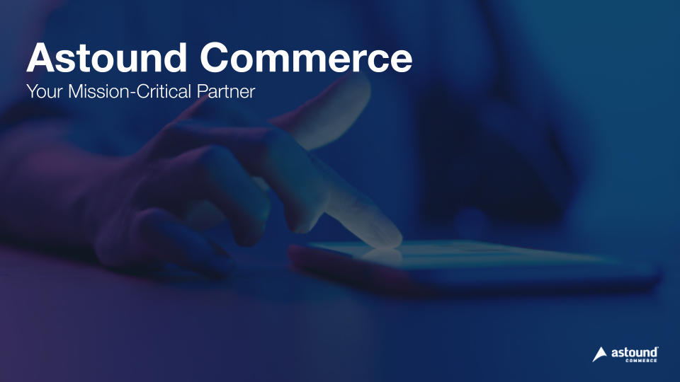 hello we re astound commerce