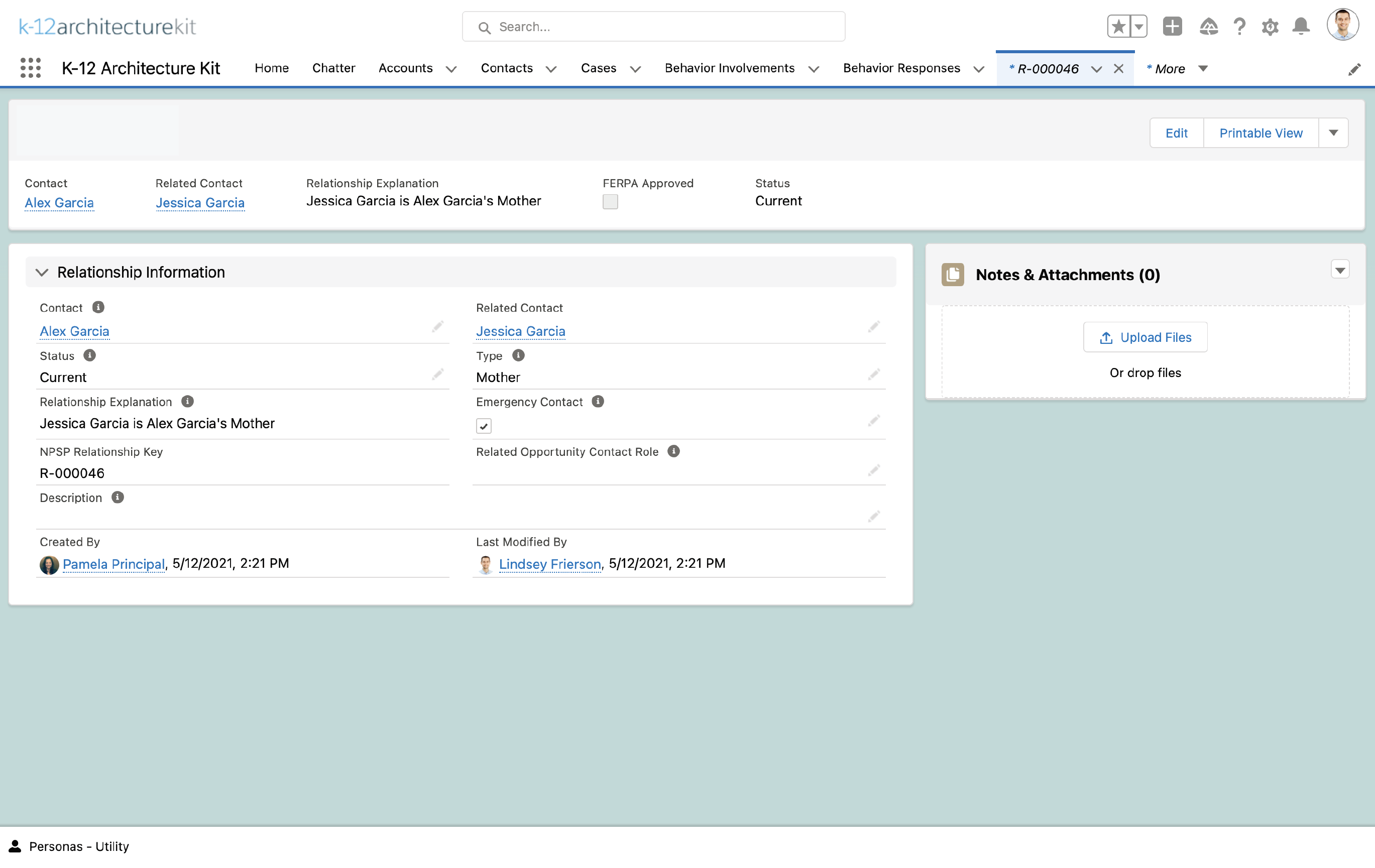 track relationships with the people who matter most