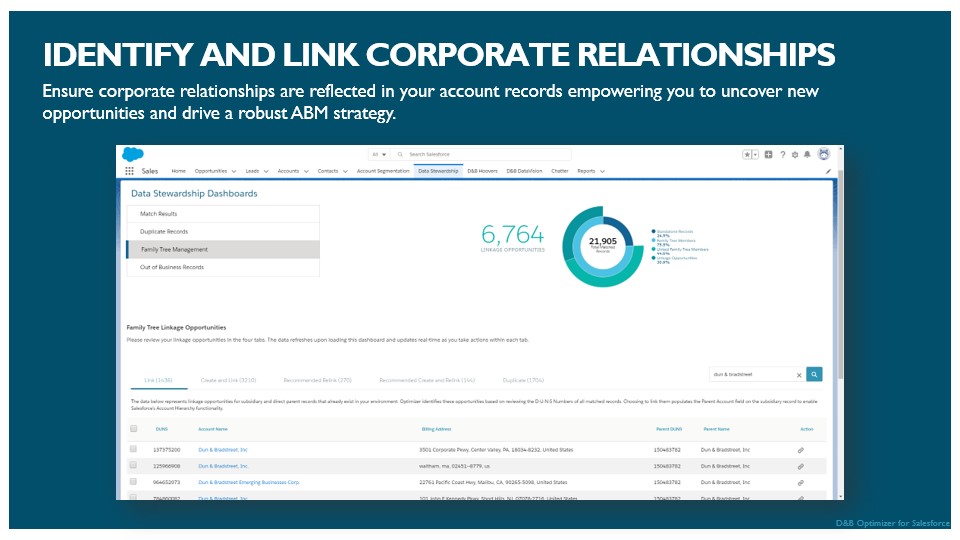 D&B Optimizer – Dun & Bradstreet Account and Lead Data for Salesforce