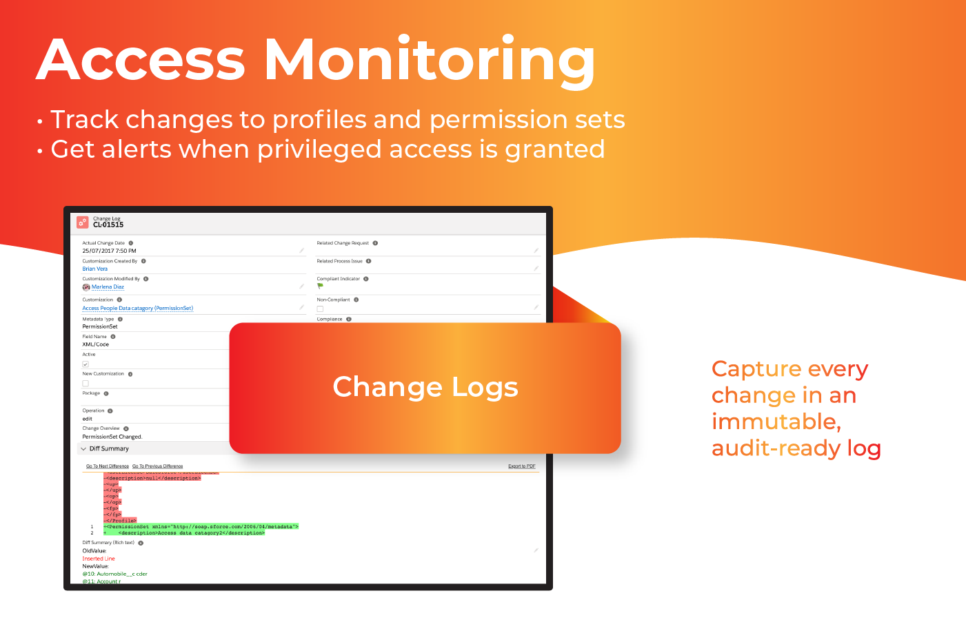 monitor and quickly perform access reviews for individual profiles and ...