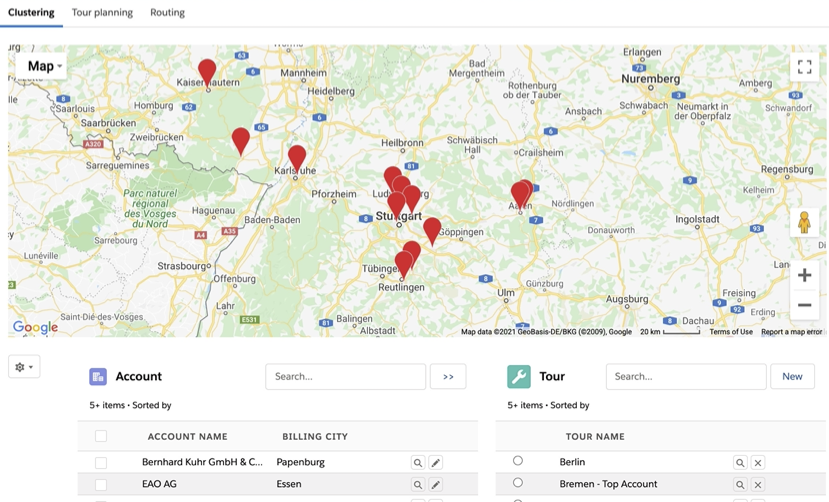 SalesExt - Sales Tour Planning and Visit Report