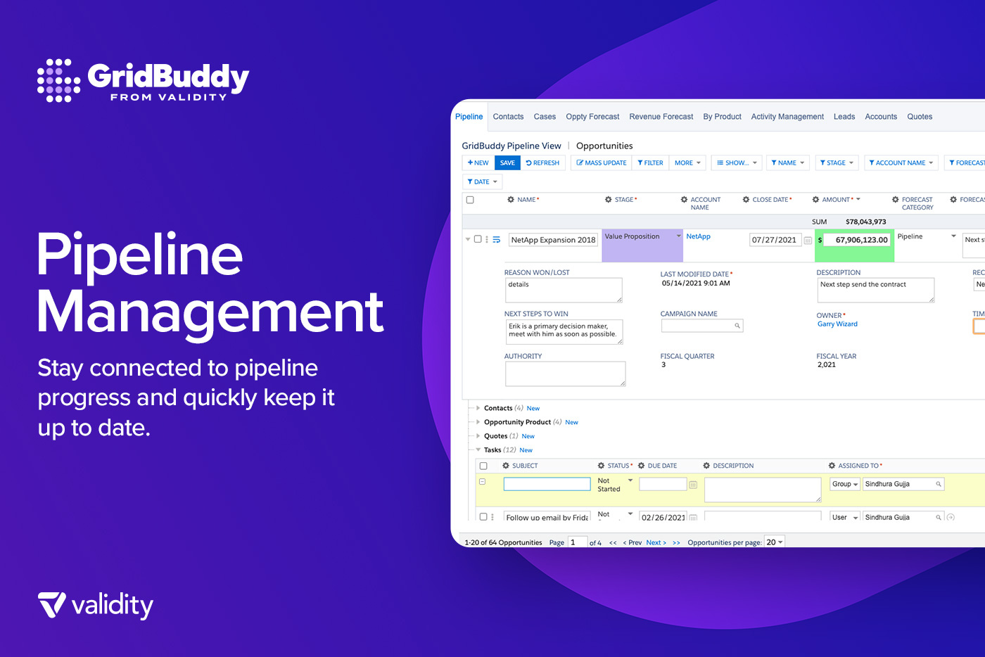 GridBuddy. The most productive user experience in Salesforce.
