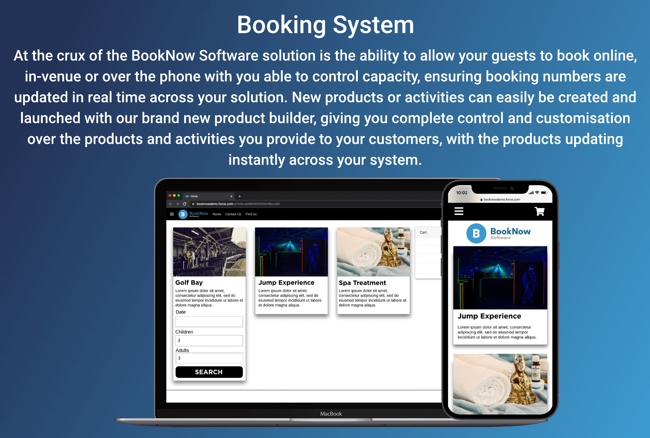 booking system