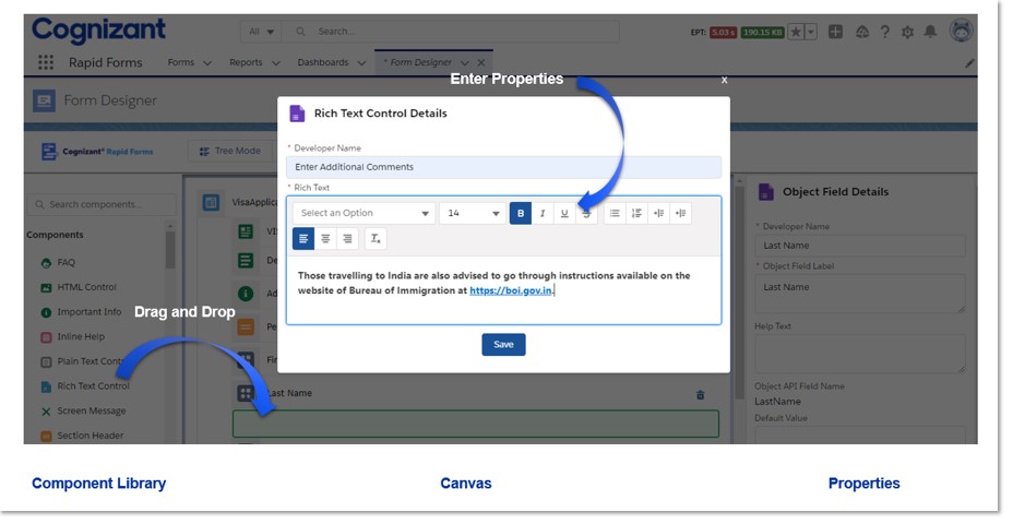 Cognizant Rapid Forms