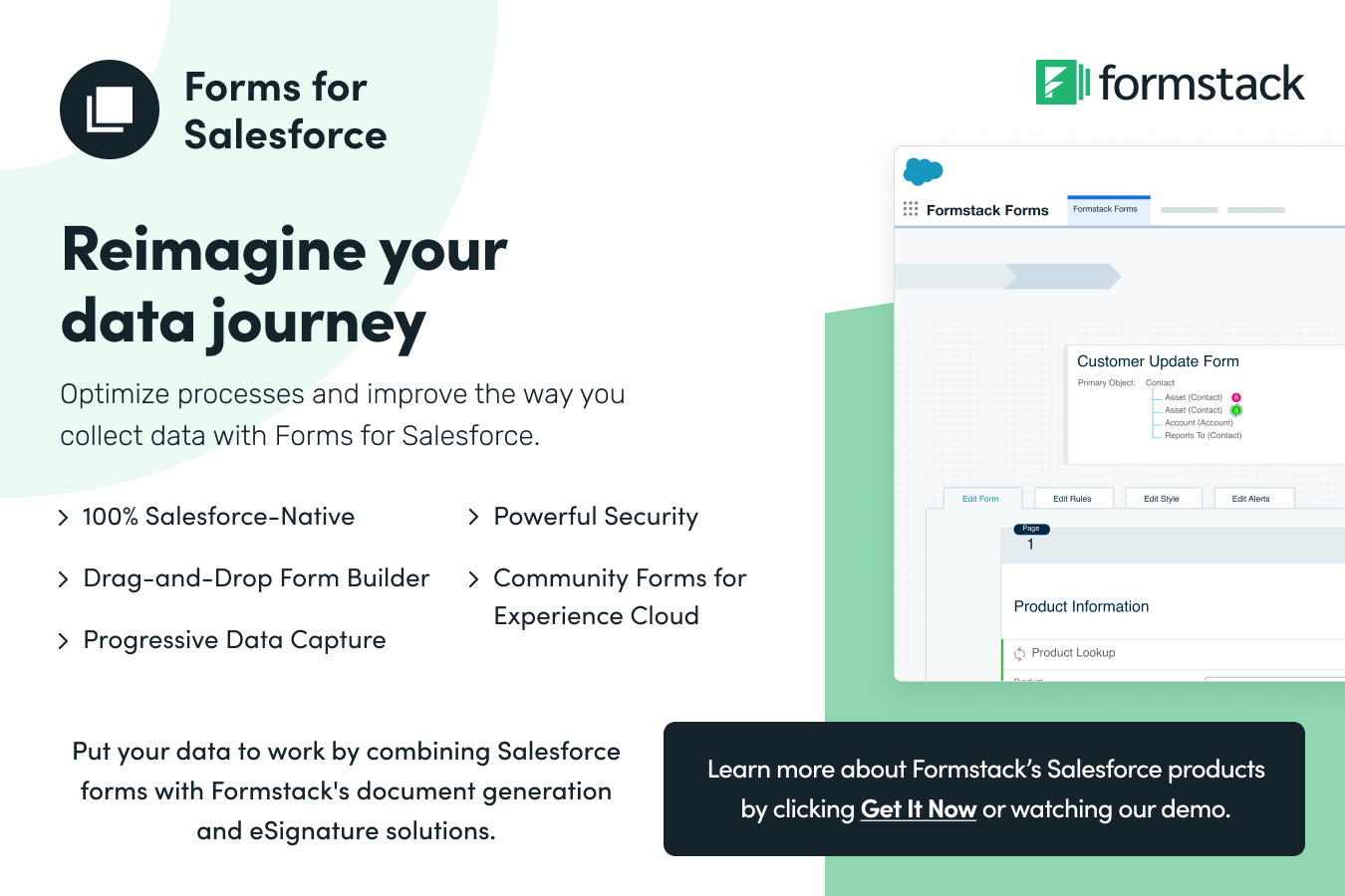 formstack native form builder data collection for salesforce