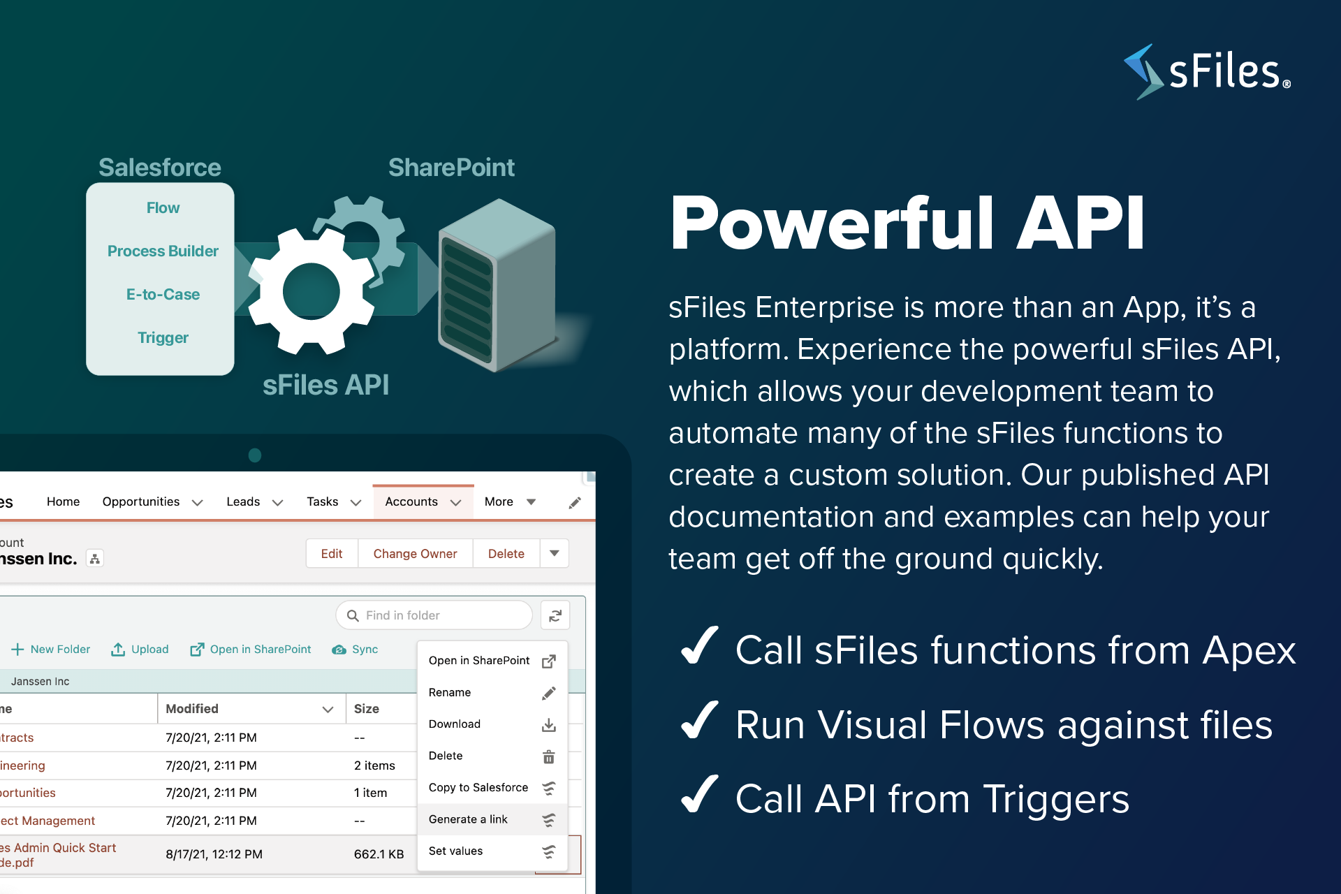 check out our api documentation at https www sfiles io