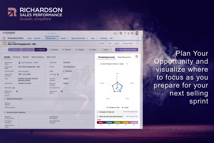 plan your opportunity and visualize where to focus as you prepare for ...