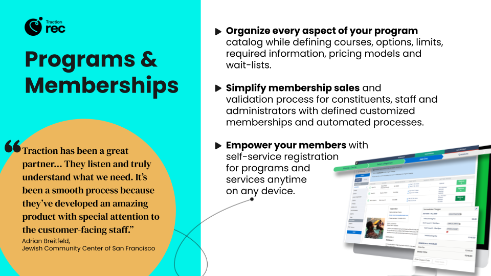 powerful self service capabilities support membership sales and ...