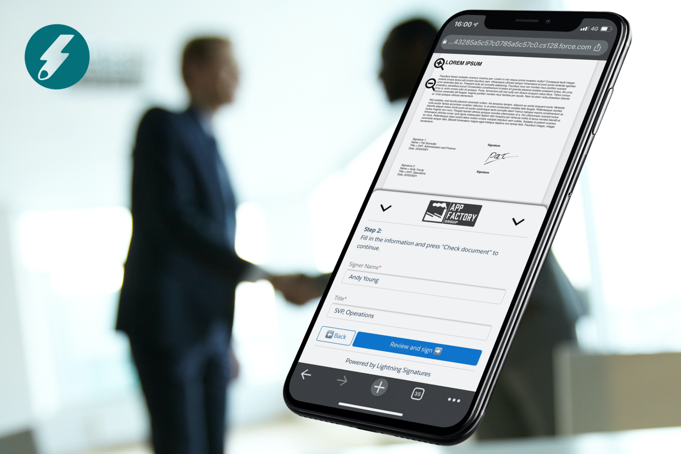 easy and reliable electronic signing on any salesforce object