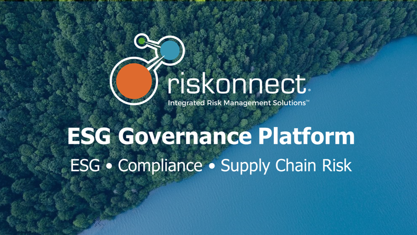 riskonnect esg governance