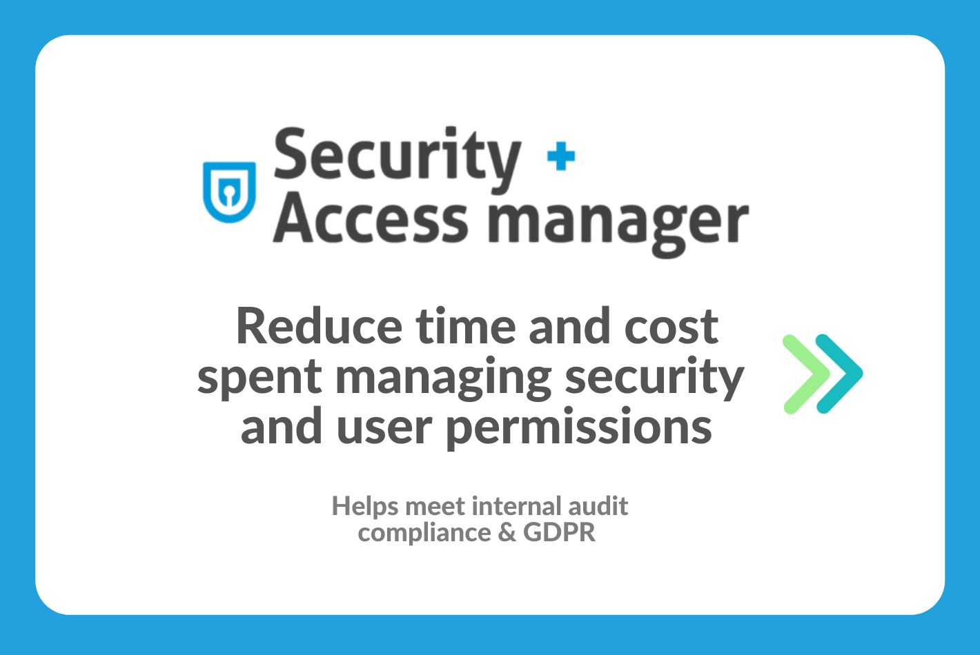security and access manager title