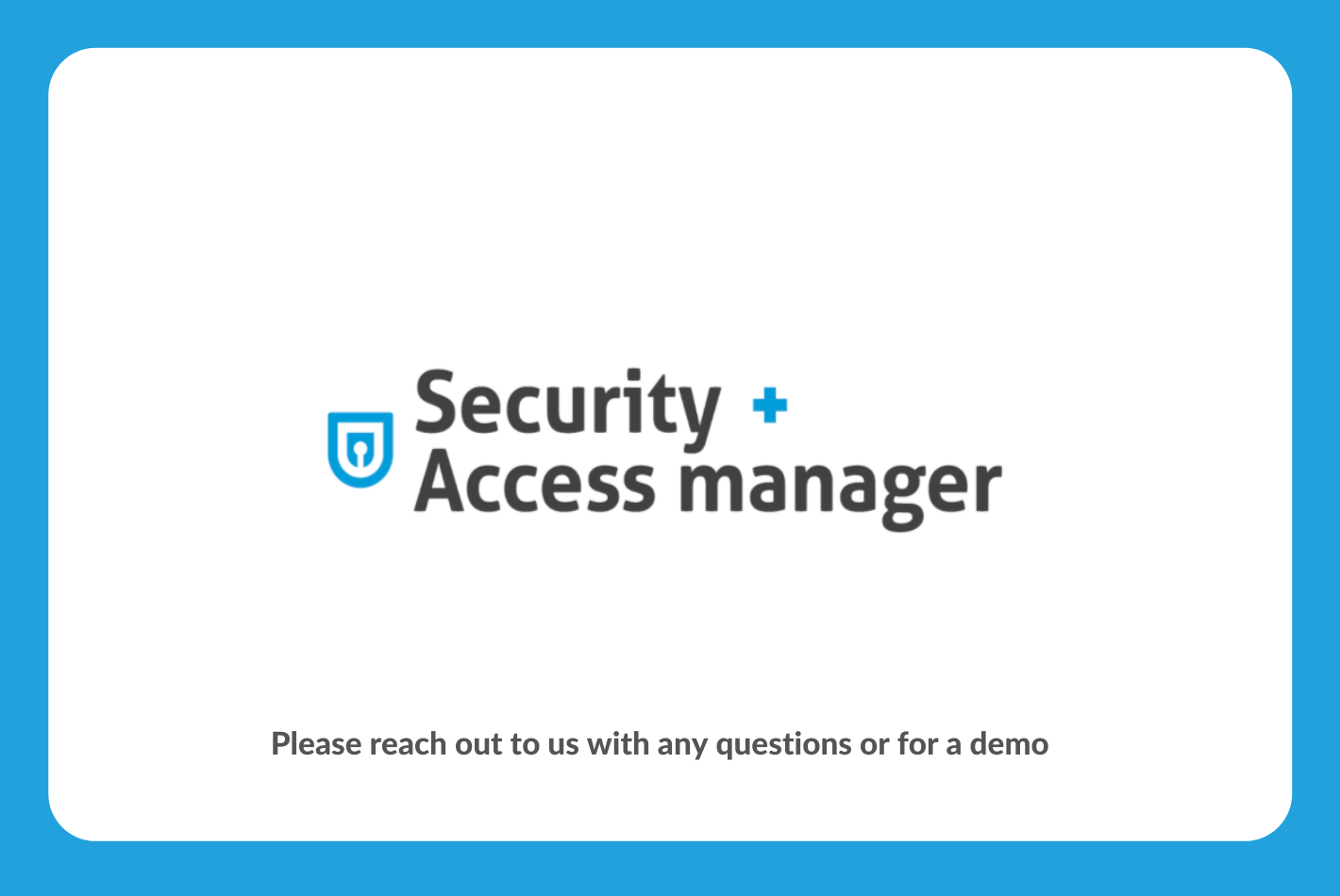 please reach out to us