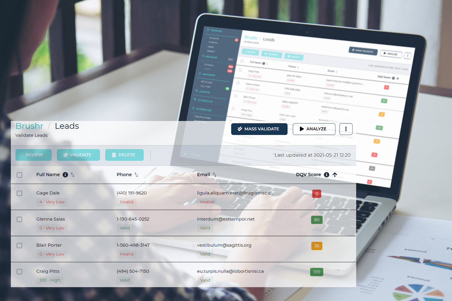 Built On Ai Technology Brushr Enables Users To Verify Salesforce Record Data Such As Email Phone