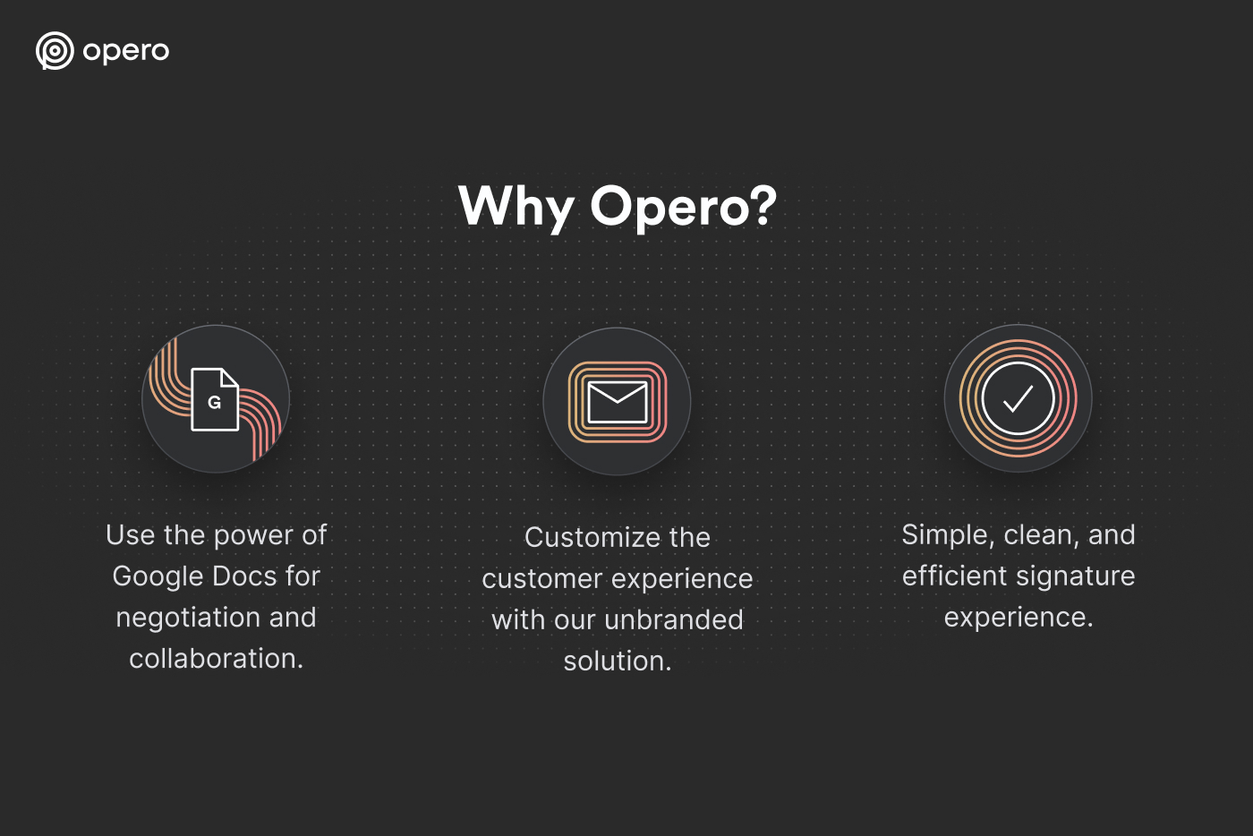 opero signature demo video