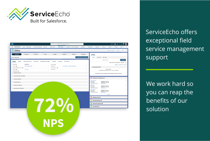 offering exceptional field service management support