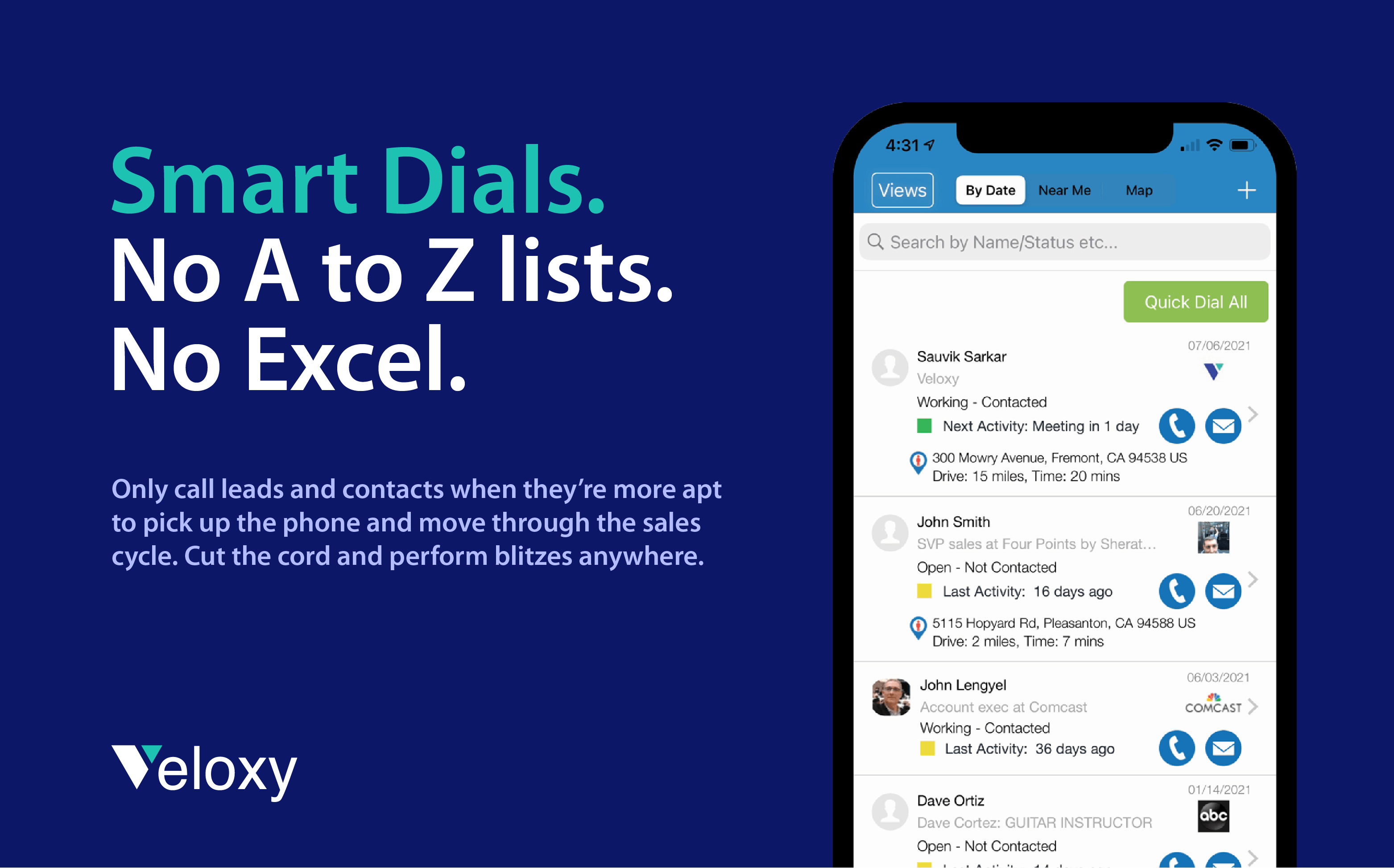 smart dials no a to z lists no excel